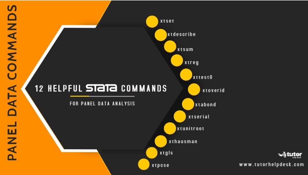 12 Helpful Commands For Panel Data Analysis In STATA Assignments